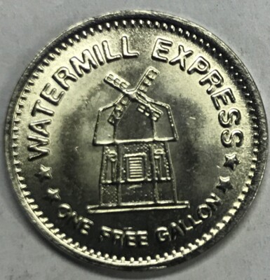 WATERMILL EXPRESS ONE FREE GALLON NO CASH VALUE TOKEN (T1) | eBay