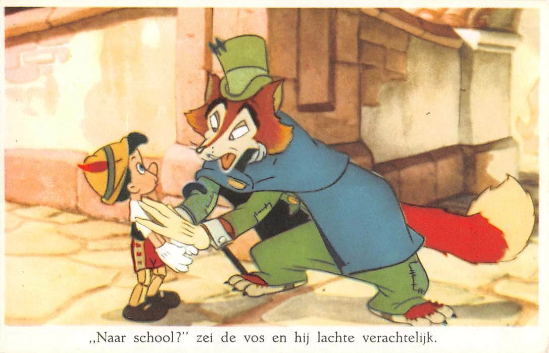 Pinocchio Characters Fox
