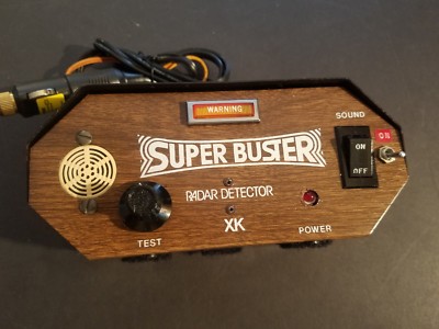 Vintage TESTED GOOD 1970's SUPER BUSTER Radar Detector | eBay