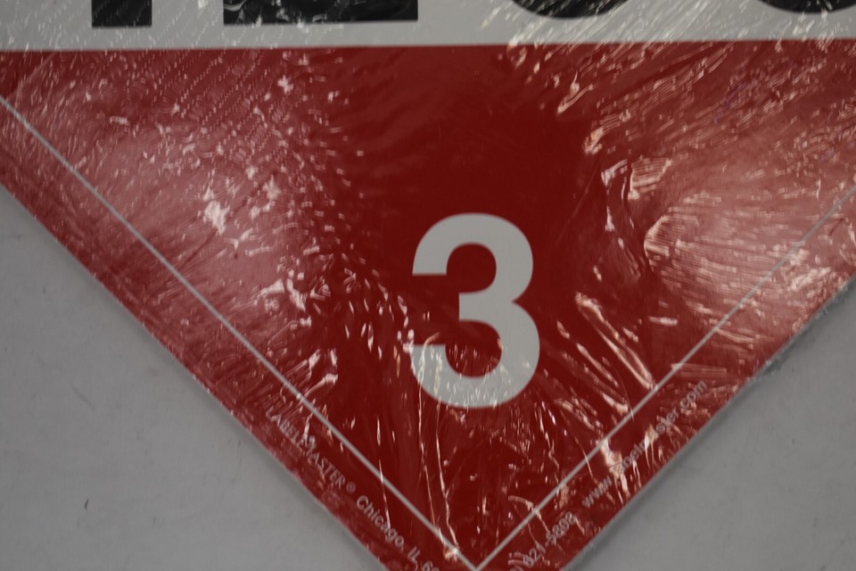 Lot of 25 LabelMaster Flammable Liquid Placards UN 1263 Removable Vinyl ...