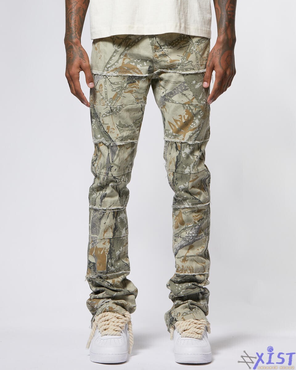 AJENDA "REAL TREE" STACKED PREMIER JEANS Pants Multi | eBay