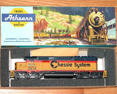 HO ATHEARN 4452 SD40-2 CHESSIE SYSTEM B&O # 7614 DUMMY | eBay