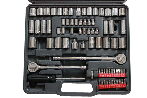PT Performance Tools Socket & Bit Set Ratchet Wrench Kit Mechanics with ...