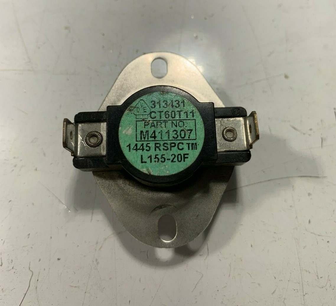 Dryer Thermostat L155-20F(GRN/PNK/WHT) Speed Queen P/N: M411307 [Used ...