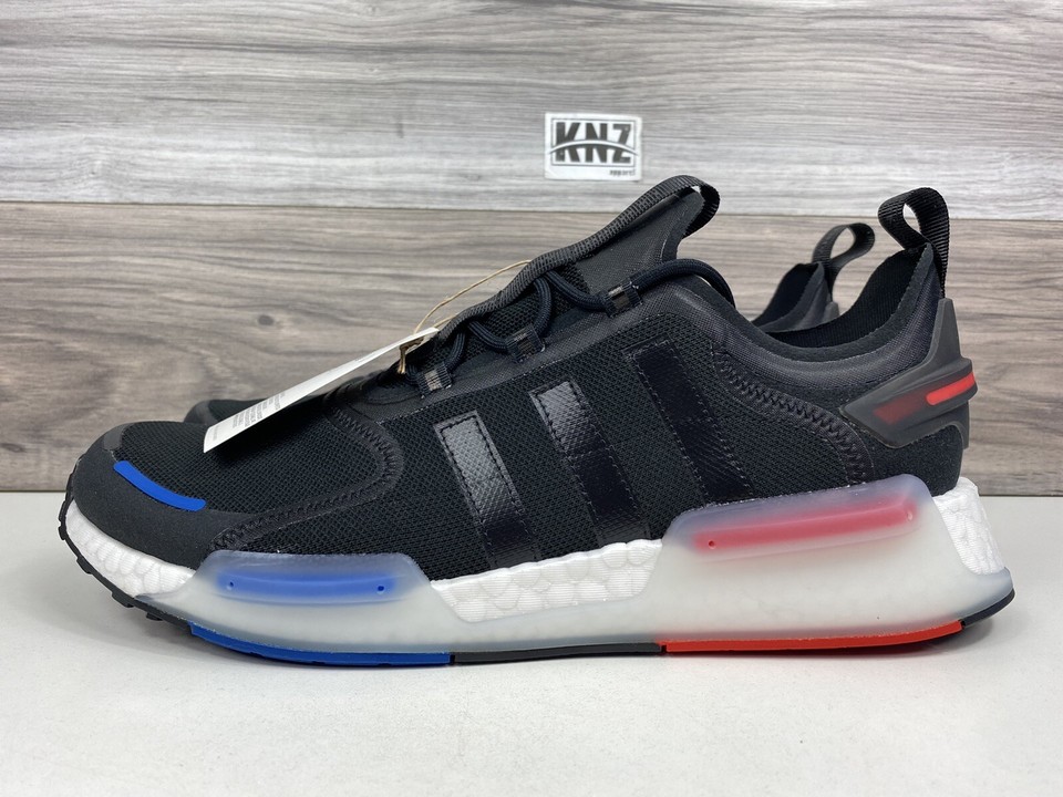 *NEW Adidas Originals NMD_V3 Black White Red Blue | Size 12 | GX3378 | eBay