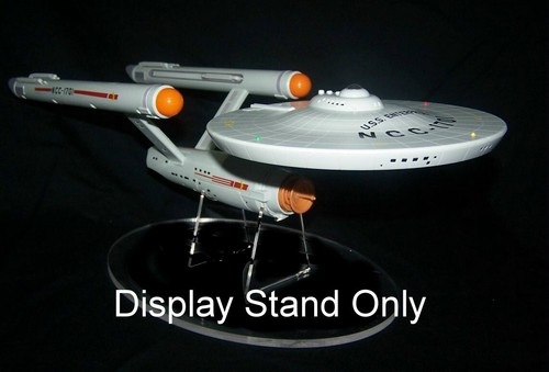 acrylic display stand for the Playmates Star Trek Classic Enterprise ...
