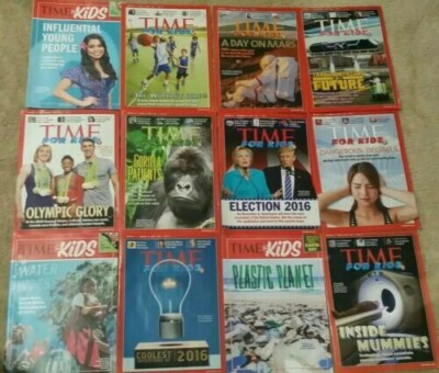 👀 FREE 📦》🆕️ 12 Time for Kids Magazines》U.S & World News》Education ...