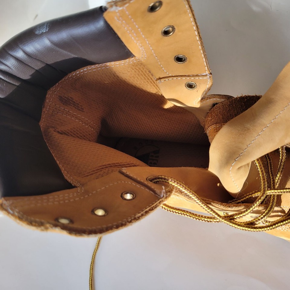 Black Rock Men Work Boots Size 9 Leather Brown Thinsulated Thermal ...