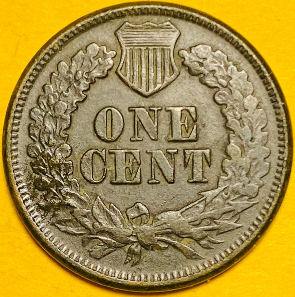 1865 U.S. INDIAN HEAD PENNY CENT 1c COIN (AU-About Uncirculated). | eBay