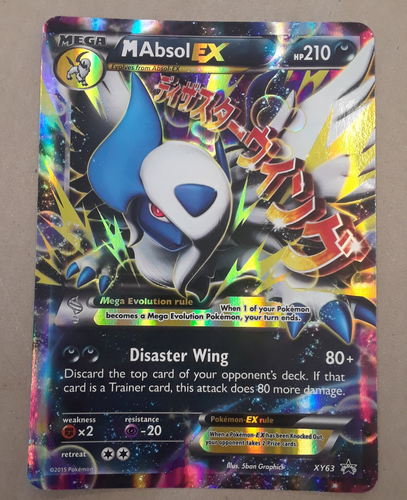 POKEMON MEGA MABSOL EX JUMBO XY63 2015 HOLO | eBay