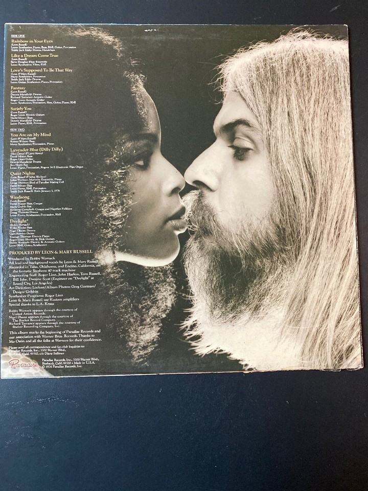 Leon and Mary Russell Wedding Album Vinyl LP Record 1976 | eBay