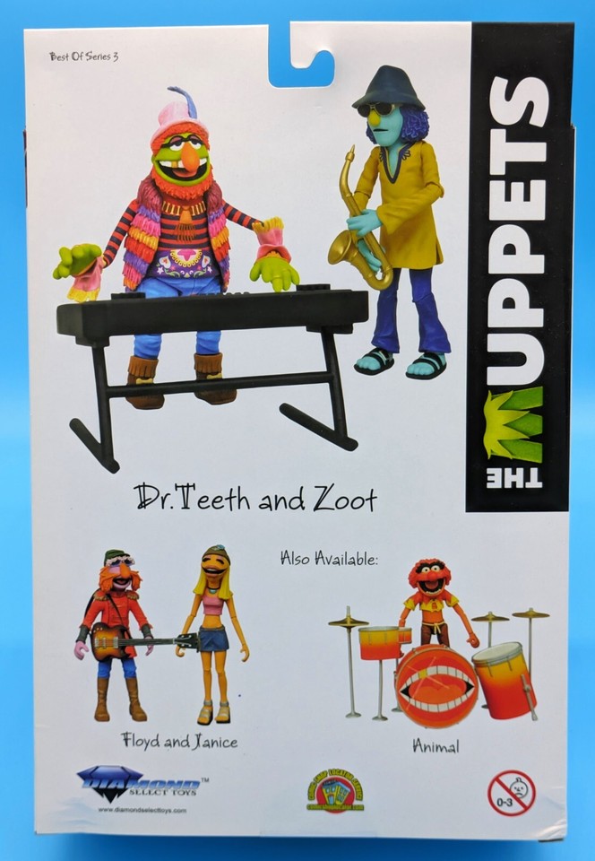 The Muppets Dr. Teeth and Zoot MOC! Diamond Select Toys! | eBay