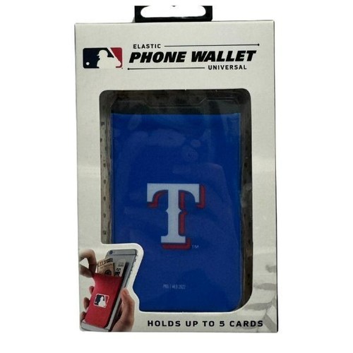 Texas Rangers Cell Phone Wallet Elastic Universal with 3M Adhesive MLB ...