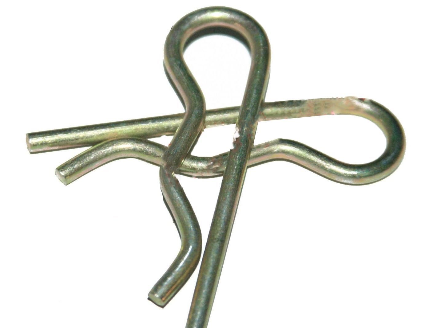 R Clip Spring Cotter Lynch Linch Pin Hitch Fastener 2 Unit Massey ...
