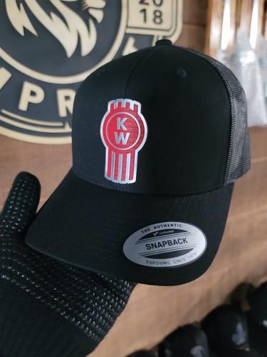 Kenworth Trucks Trucker Cap Hat Snapback KW Motors Semi-Trucker Gorra ...