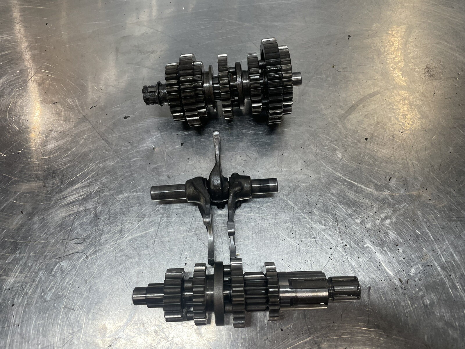 1986 Honda XR80 XR100 Complete Transmission and Shift Forks | eBay