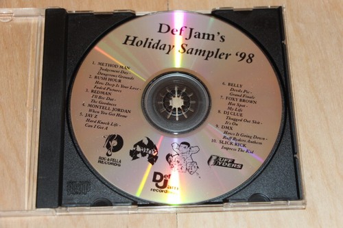 VERY RARE PROMO - Various - DEF JAM's Holiday Sampler '98 CD Album Hip ...