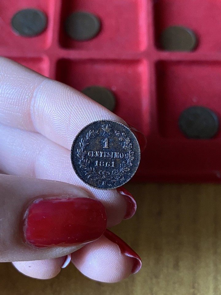 Coin Kingdom D’ Italy Vittorio Emanuele II 1 Cent 1861 Milano Tt | eBay