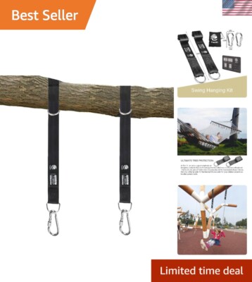 Versatile Swing Strap Set - Industrial-Grade Polyester for Hammocks and ...