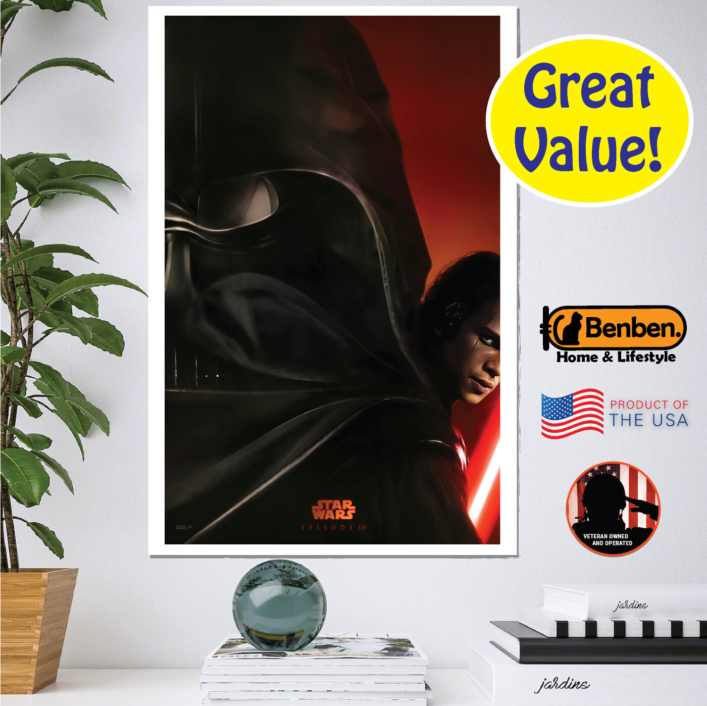 POSTER Star Wars Revenge of the Sith Style 1 - MULTIPLE FORMATS PAPER ...