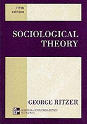 Teoría Sociológica George Ritzer 9780071183239 | eBay