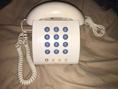 Michael Graves White Post Modern Phone - MG1000W with cords. | eBay