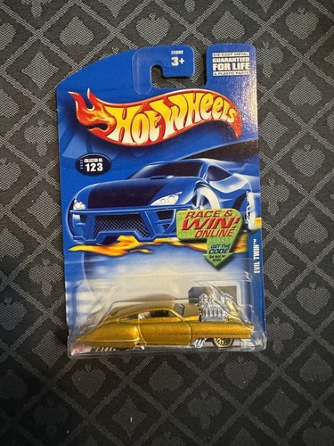 2002 Hot Wheels: Collector #123 - EVIL TWIN - Gold 74299098901| eBay