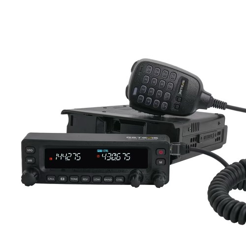 Retevis MA1 Ham Radio, 50W Mobile Transceiver with Removable Control ...