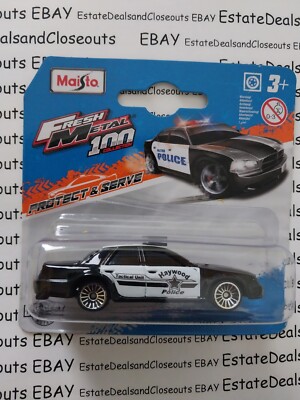 2022 MAISTO FRESH METAL 100 COLLECTION ** '22 POLICE CAR ** 1:64 SCALE ...