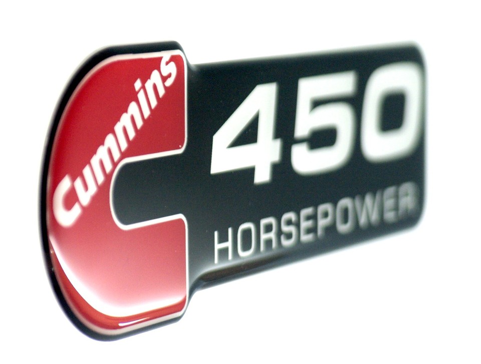 Cummins 450 HORSEPOWER DIESEL EMBLEM | eBay