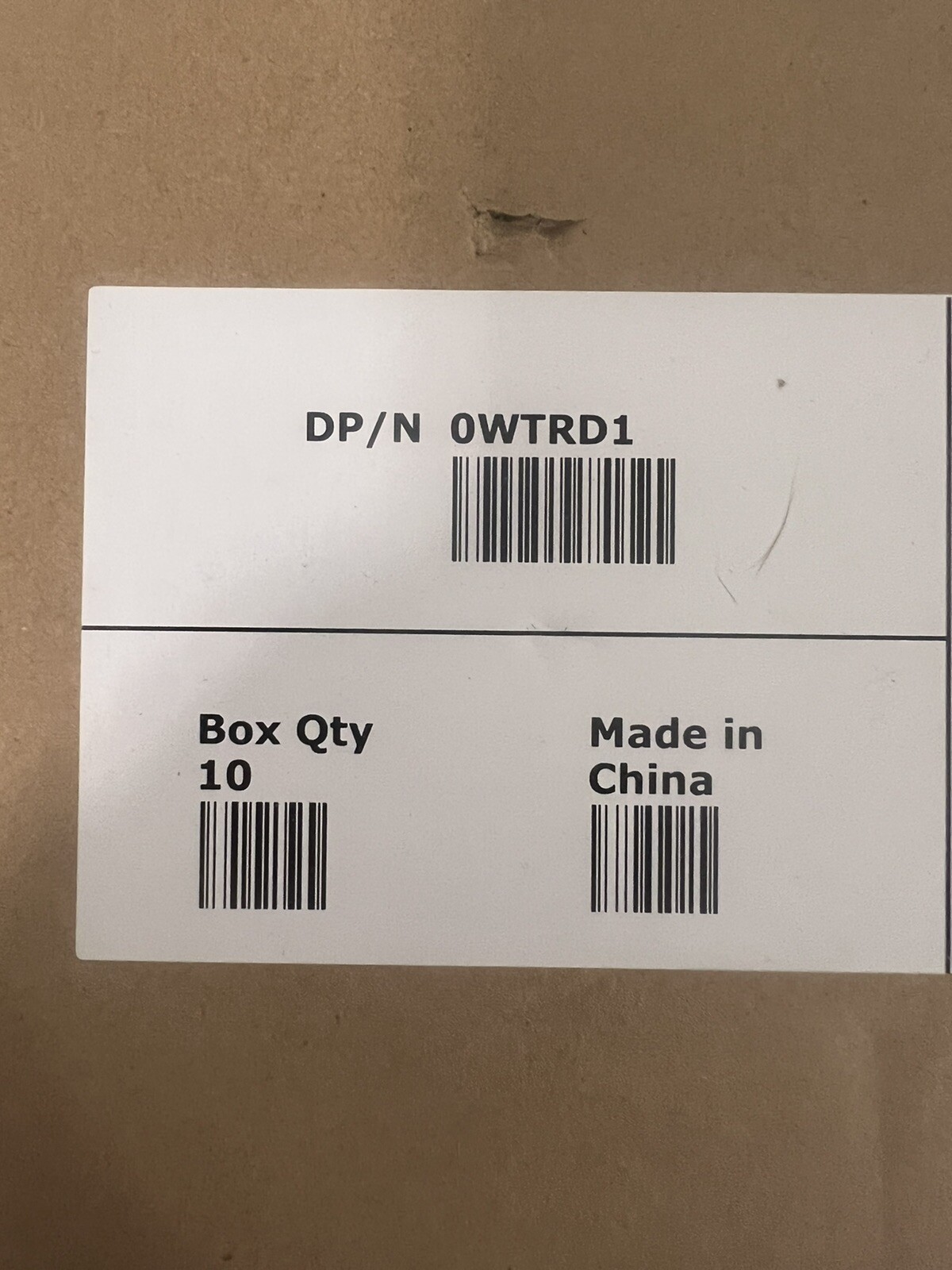 DELL SFP-10G-SR 10Gbase-SR 850nm SFP+ Transceiver 0WTRD1 ***Box of 10 ...