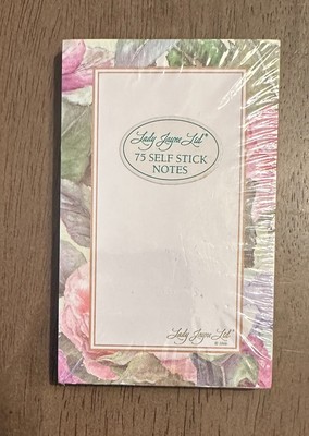 Lady Jayne Ltd Damask Floral Sticky Note Pad 2006 NEW | eBay