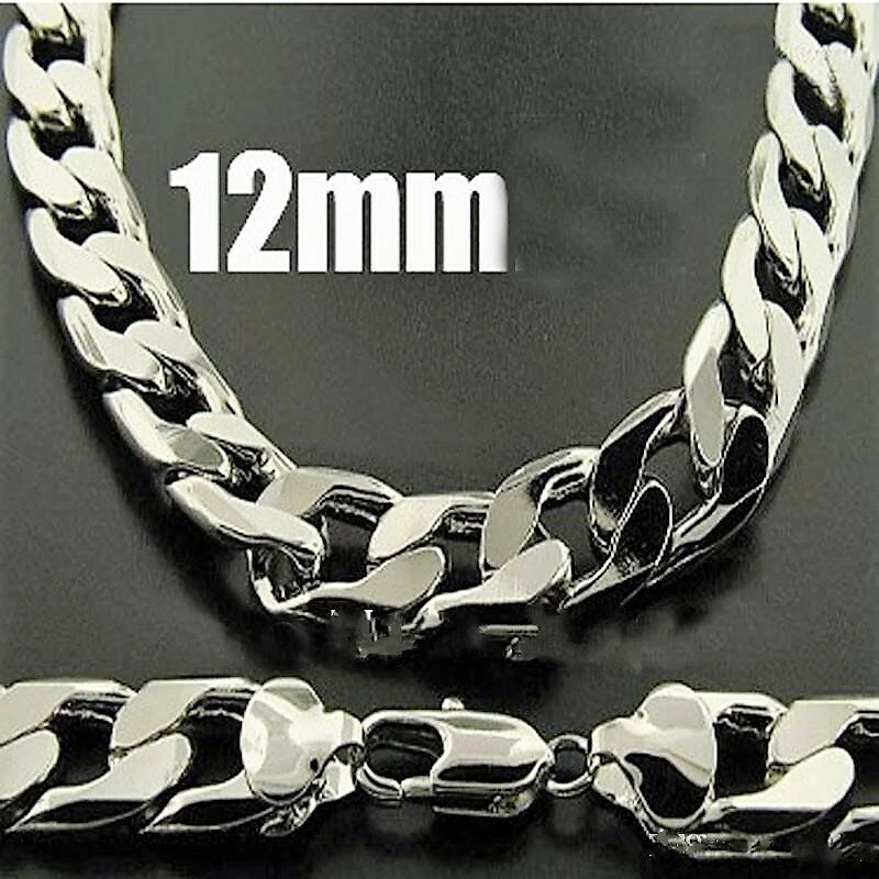 best seller Neckchain 925 Silver 12mm, 24” long 94 Grams NEW