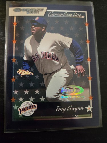 2001 Donruss Tony Gwynn 20th Anniversary Career Stat Line #24 #D /338 ...