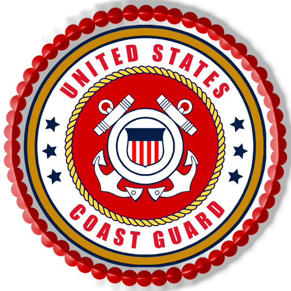 US Coast Guard - Edible Cake Topper OR Cupcake Topper, Decor | eBay