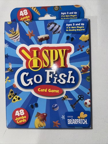I Spy Go Fish Card Game 00636 Briarpatch 48 Jumbo Cards Ages 3 (h) for ...