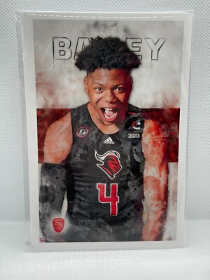 Ace Bailey Rutgers 4x6 Art Photo Print John Rudolph Signed | eBay