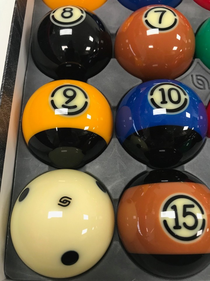 Aramith Tournament Black TV Billiard Pool Ball set 2 1/4" - USED | eBay