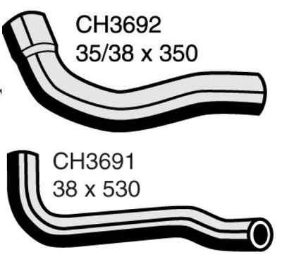 DAYCO RADIATOR HOSE SET FORD TERRITORY SY BARRA 190 4.0L NON TURBO 10/ ...