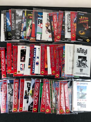 SEGA Genesis Manuals - Authentic - You Choose! - No Games - SAFE ...
