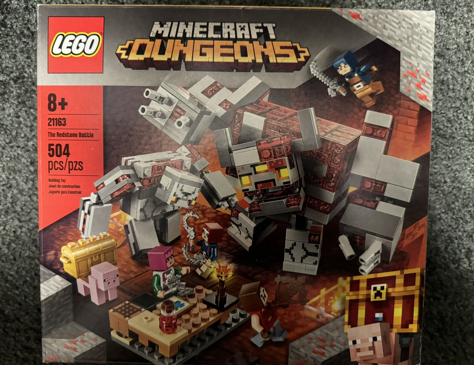 LEGO Minecraft: The Redstone Battle (21163) 673419319072 | eBay