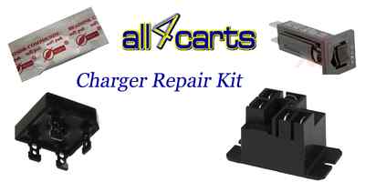 Club Car Powerdrive 2 Charger Repair Kit - For Golf Cart Charger 22110 ...