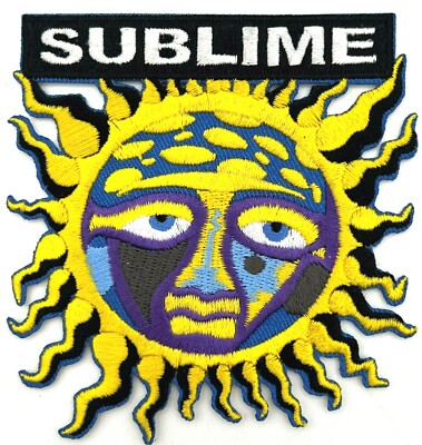 Sublime Rock Music Applique Embroidered Iron on Patch | eBay