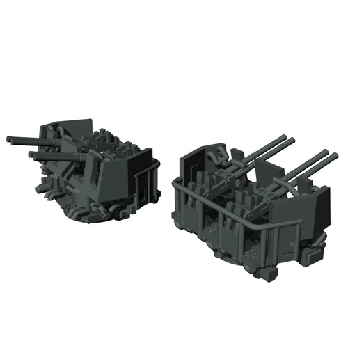 Yao's Studio LY700210B 1/700 US Navy 40mm Quad Bofors Anti-Aircraft Gun ...