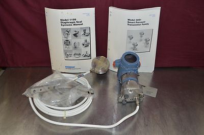Rosemount 3051C Pressure Transmitter w/ Model 1199 Diaphragm Seal ...