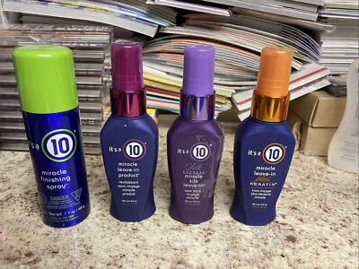 It’s A 10 Miracle Leave In Sample Set Of 4 2 Fl Oz Each A Variety Of ...