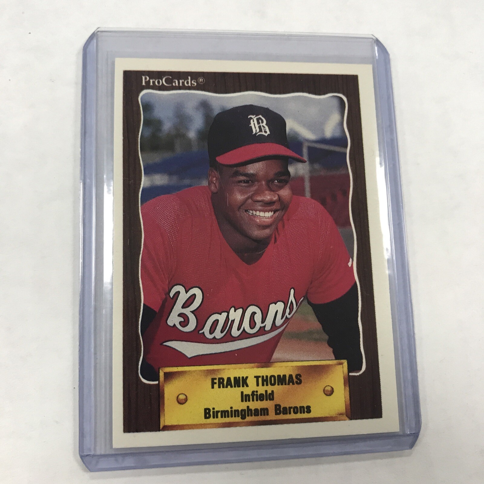 ⚾️1990 Procards Birmingham Barons Frank Thomas 1116 Pre Rookie HOF ...