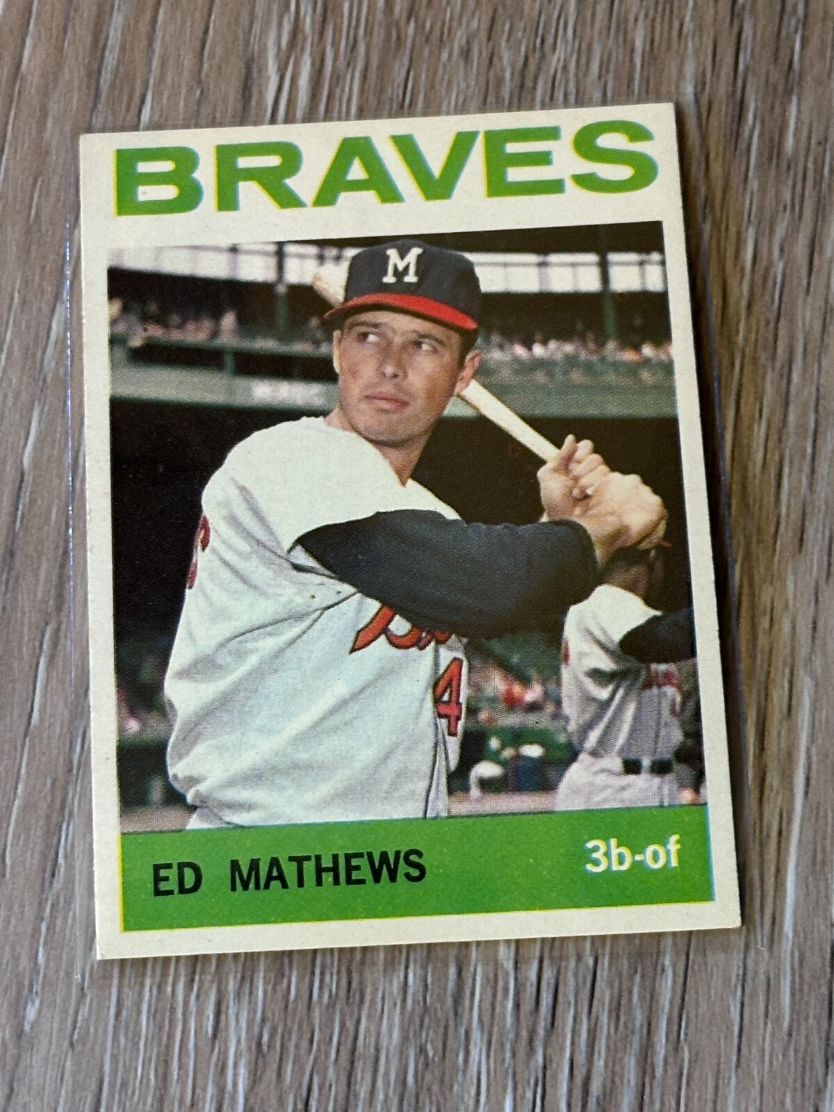 Ed Mathews 1964 Topps Set-Break #35 NL Milwaukee Braves MLB Baseball ...