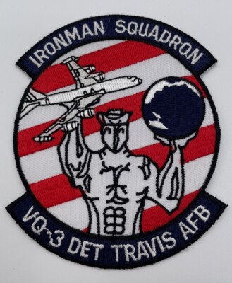 Patch USAF Air Force Ironman Squadron VQ-3 DET Travis AFB 3.5” ~New! | eBay