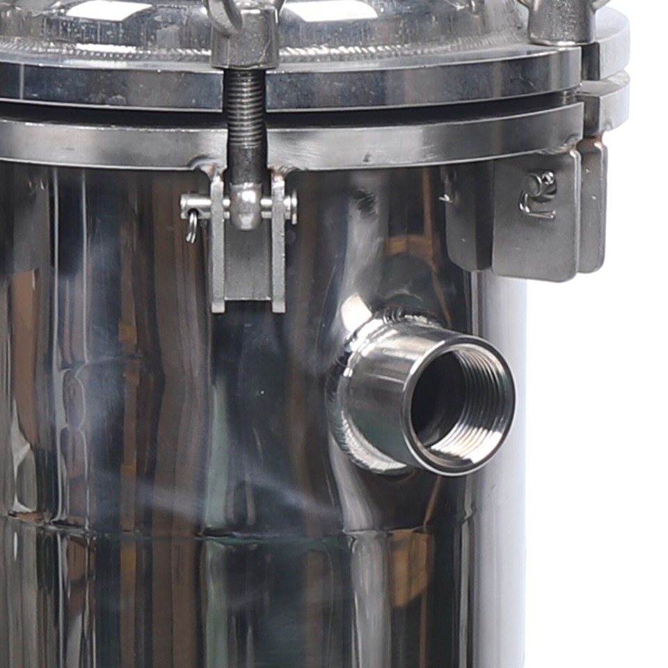 150 Psi Bag Filter Housing Sock Filter 304 Stainless Steel In/Out #4 ...